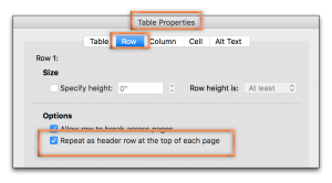 Adobe InDesign: Header Rows – Rocky Mountain Training