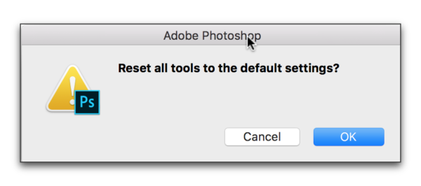 Adobe Photoshop: Resetting Defaults (on the Options Bar and Beyond ...
