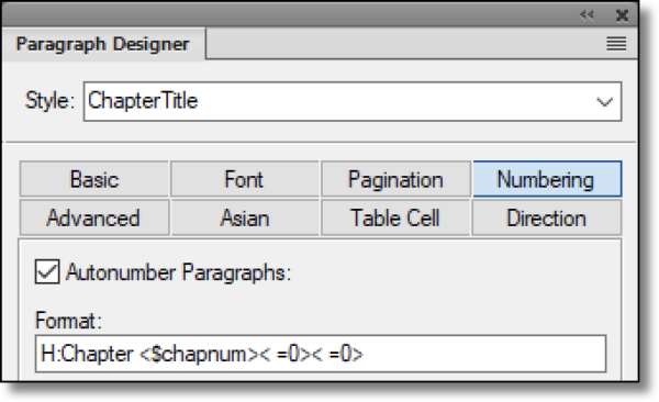 Adobe FrameMaker: Numbered headings - Rocky Mountain Training