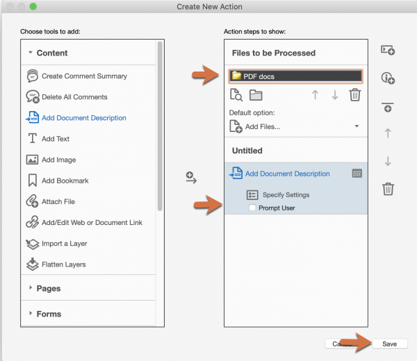 Adobe Acrobat Dc Adding Description Fields To Multiple Pdfs Rocky