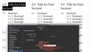 Adobe InDesign: Numbering Chapters, Subheads, Tables & Figures – Rocky ...