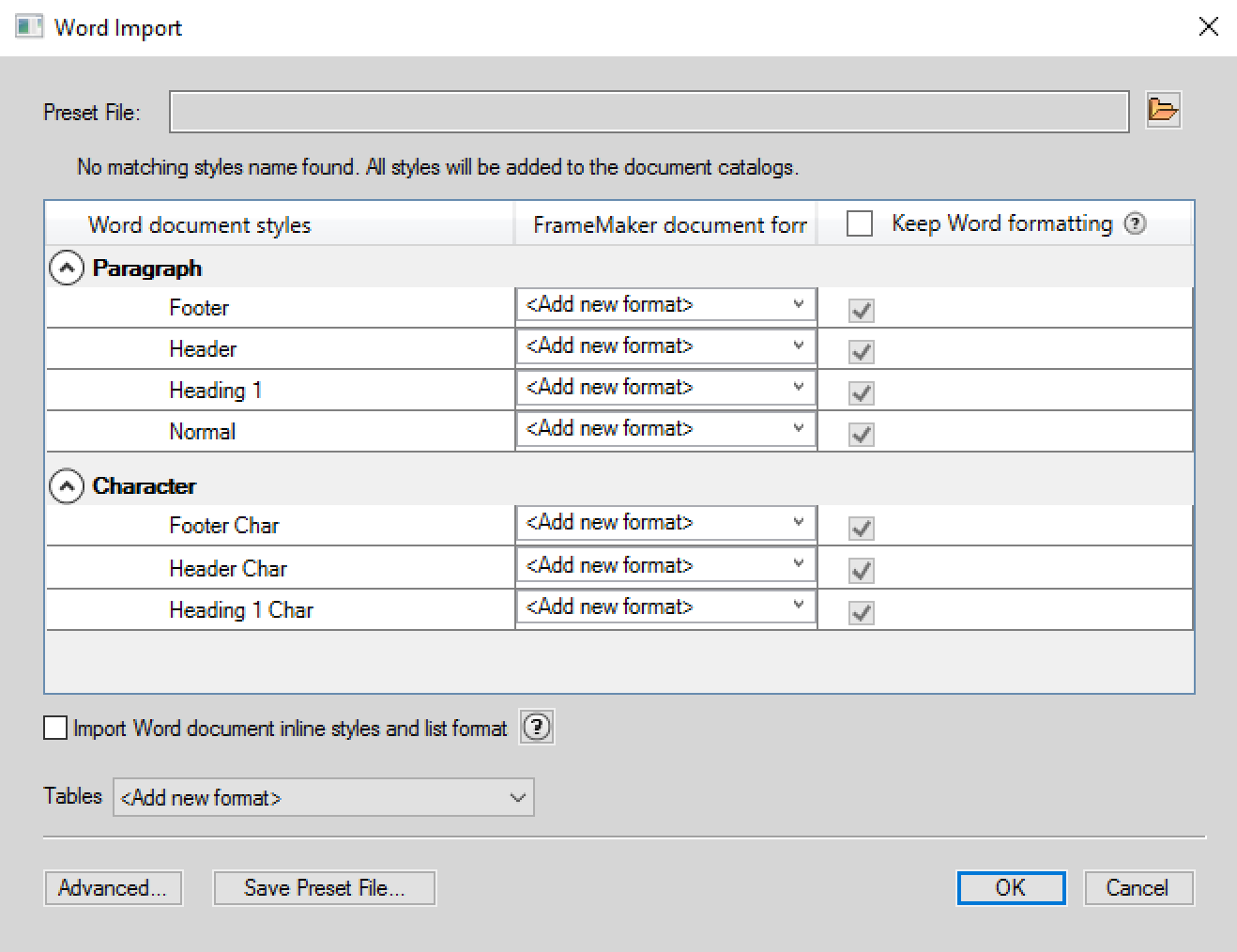 Adobe FrameMaker: Smoother Import of Word Files with Style Mapping – Rocky Mountain Training