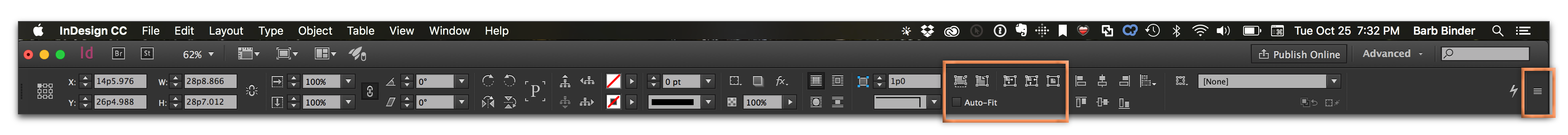 Adobe InDesign CC: Control Panel – Rocky Mountain Training
