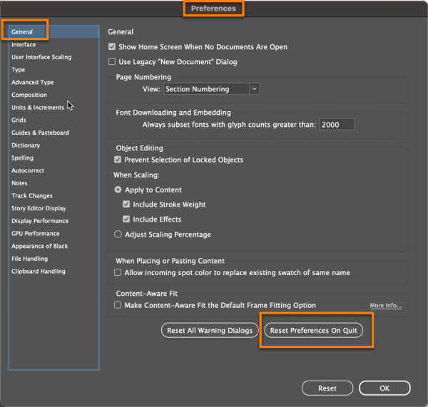 Adobe InDesign: Rebuilding Preferences and Cache Files – Rocky Mountain ...