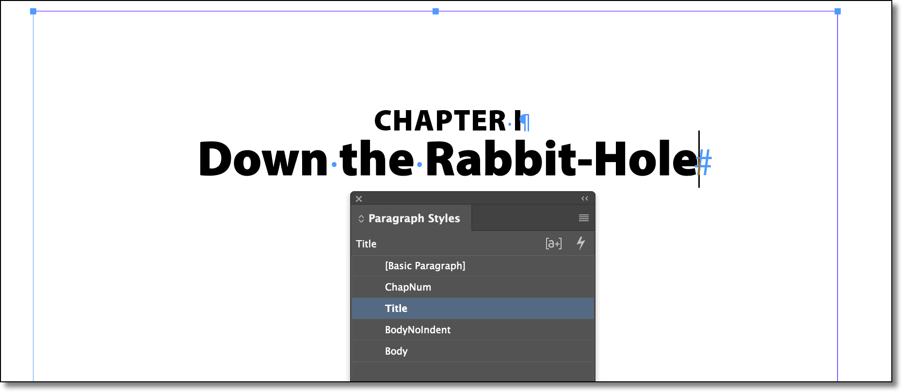 Adobe InDesign: How to Use the Next Style Attribute – Rocky Mountain ...