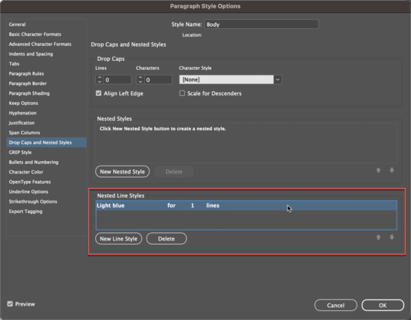 Adobe InDesign: Nested line styles – Rocky Mountain Training