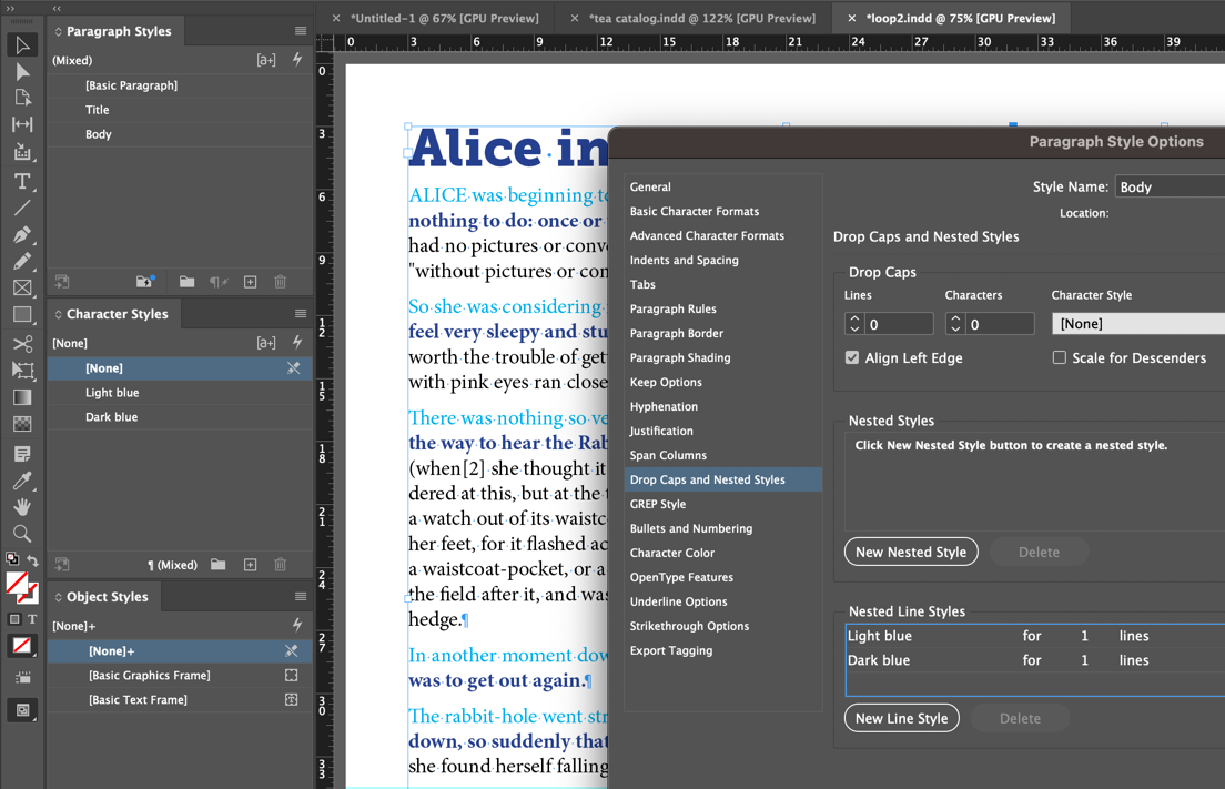 Adobe InDesign: Nested line styles – Rocky Mountain Training
