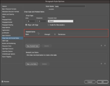 Adobe InDesign: Use nested styles to format run-in heads - Rocky ...