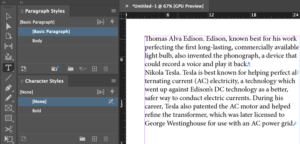 Adobe InDesign: Use nested styles to format run-in heads – Rocky ...